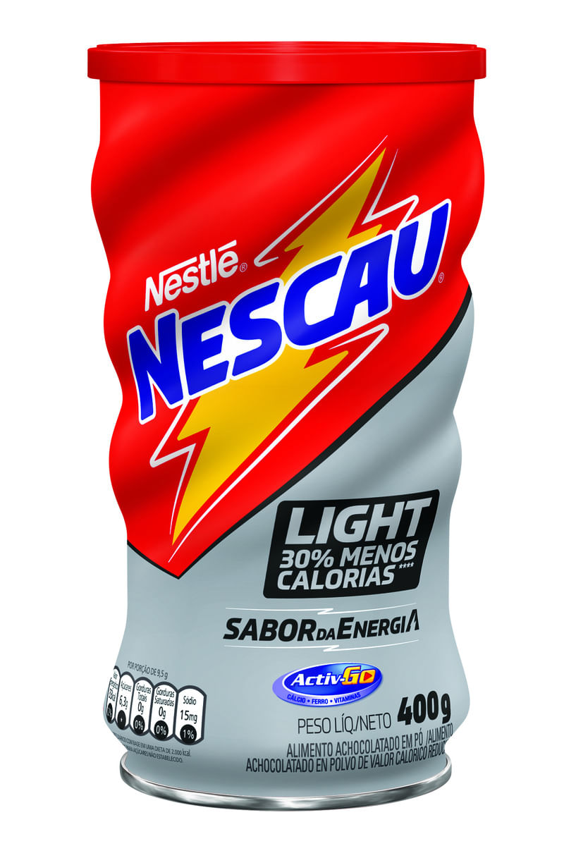 Achocolatado em Pó Nescau Light 400g | Bretas Supermercado