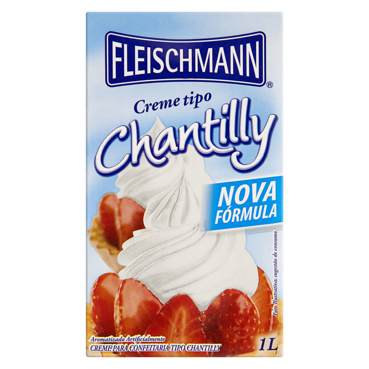 Creme de Chantilly Fleischmann Tradicional 1Kg | Bretas Supermercado