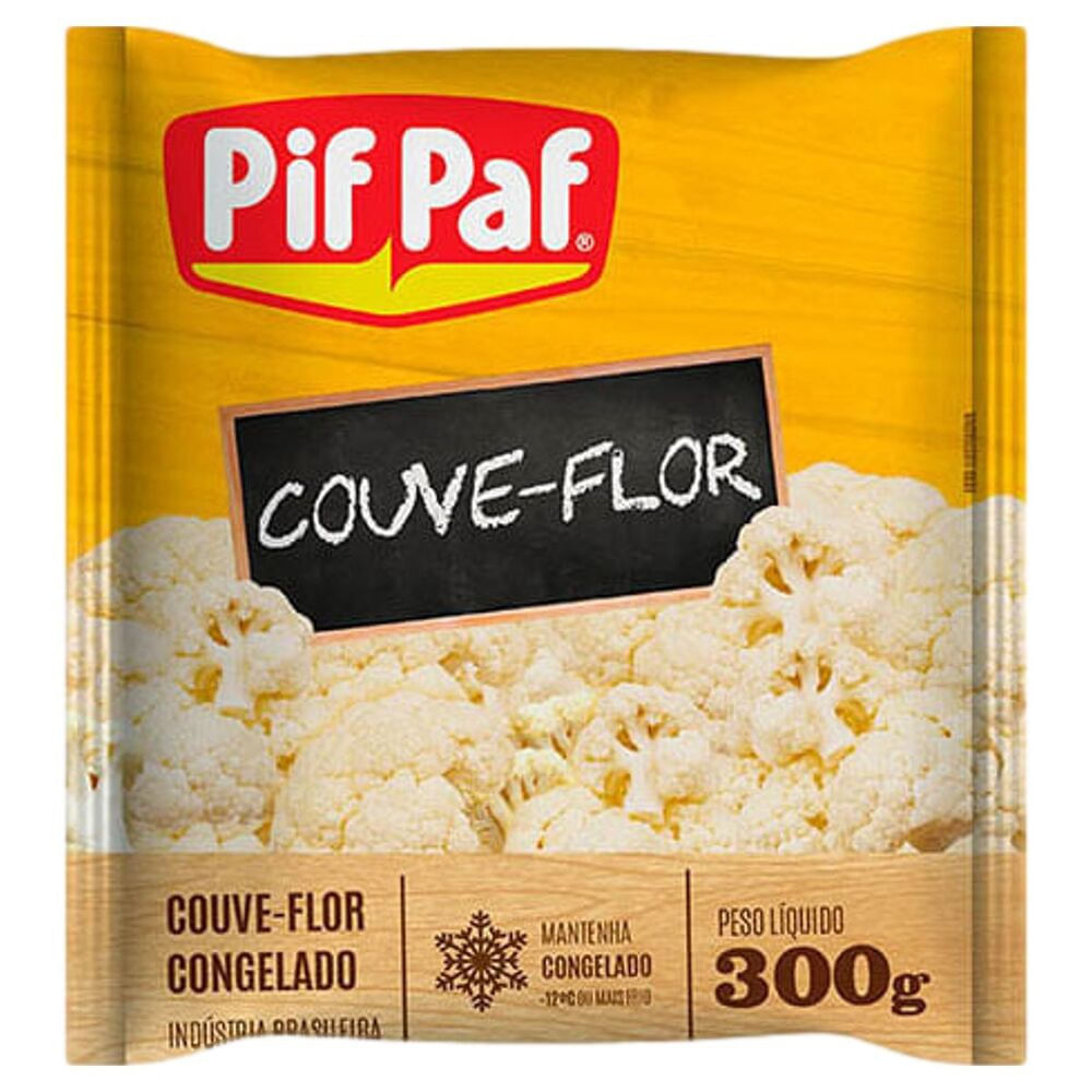 Couve-Flor Pif Paf Congelado 300g | Bretas Supermercado