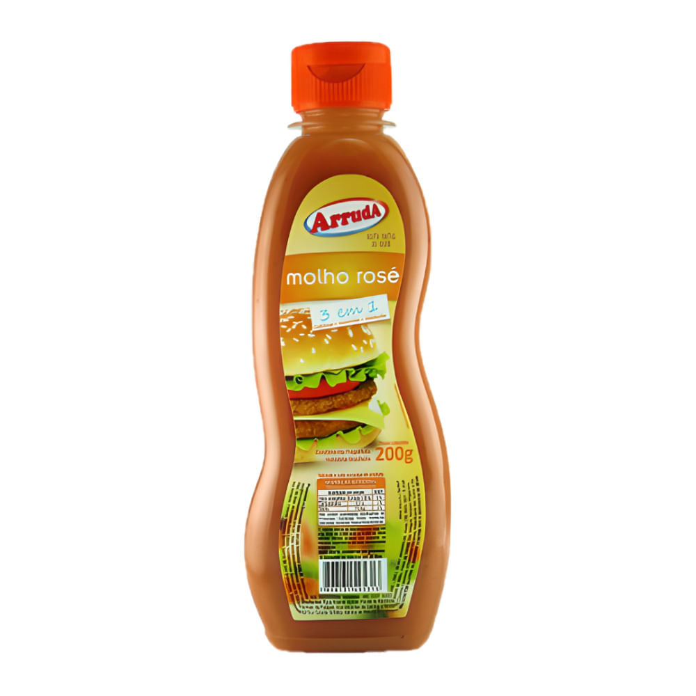 Molho Rosé Arruda 400g | Molho Para Salada | Bretas