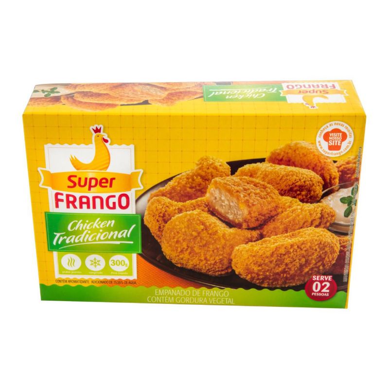 Chicken de Frango Empanado Super Frango 300g | Bretas Supermercado