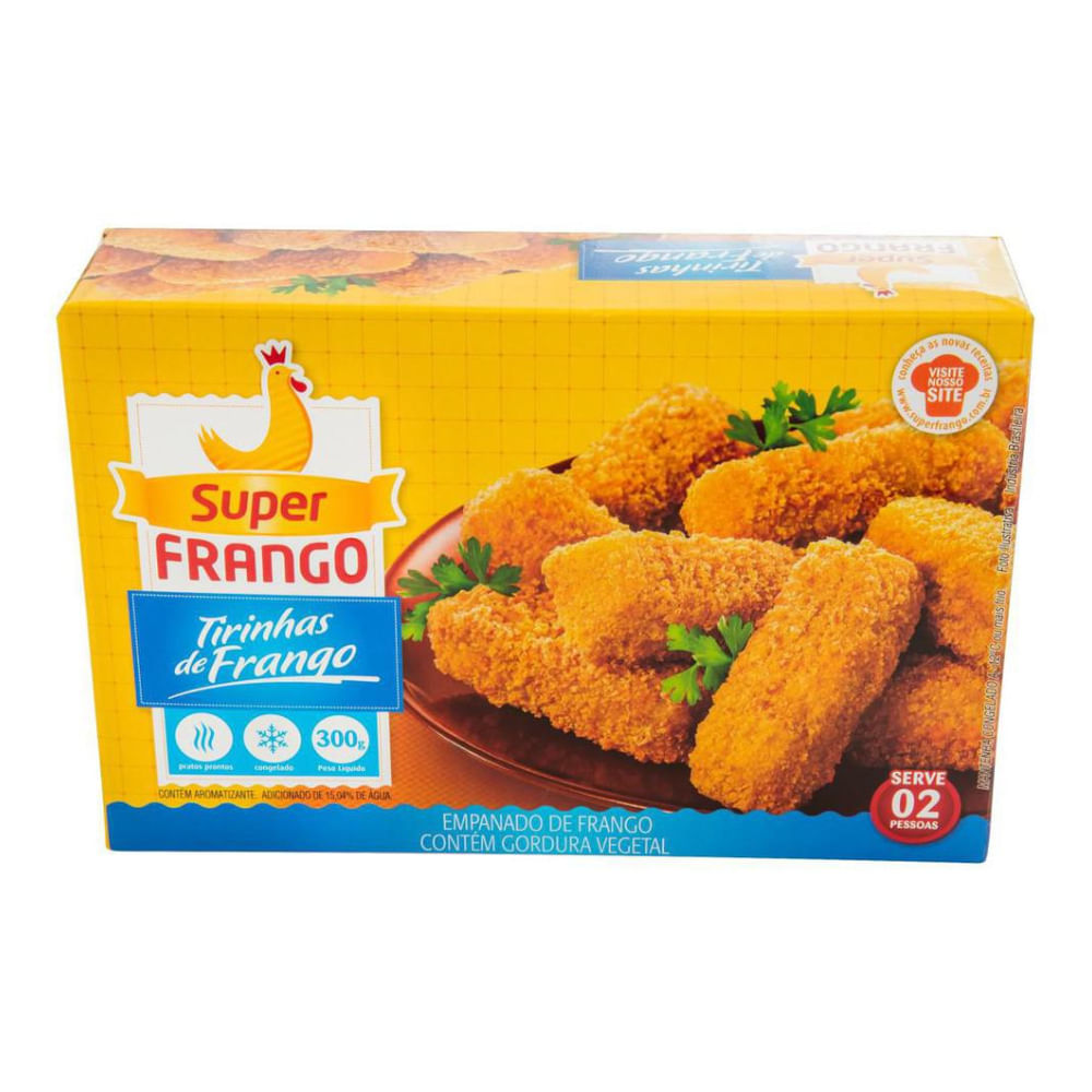Tirinhas de Frango Super Frango 300g | Empanados | Bretas