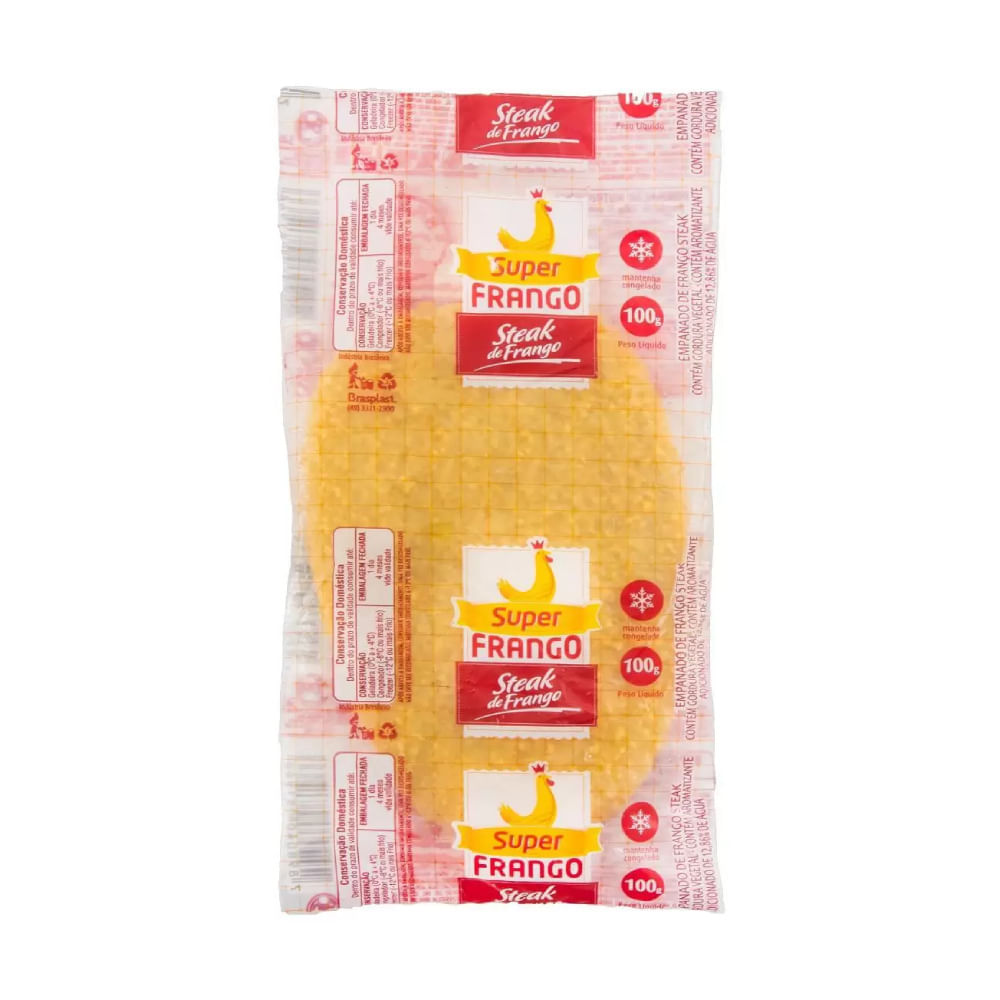 Steak de Frango Super Frango 100g | Bretas Supermercado
