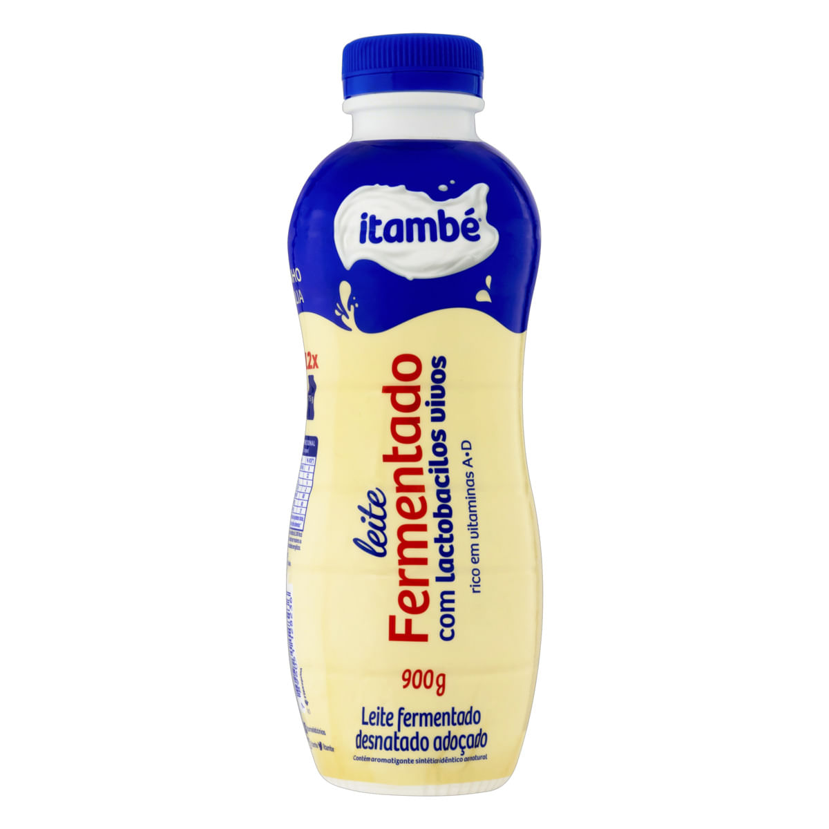 Leite Fermentado Itambé Baunilha Garrafa 900g | Bretas Supermercado