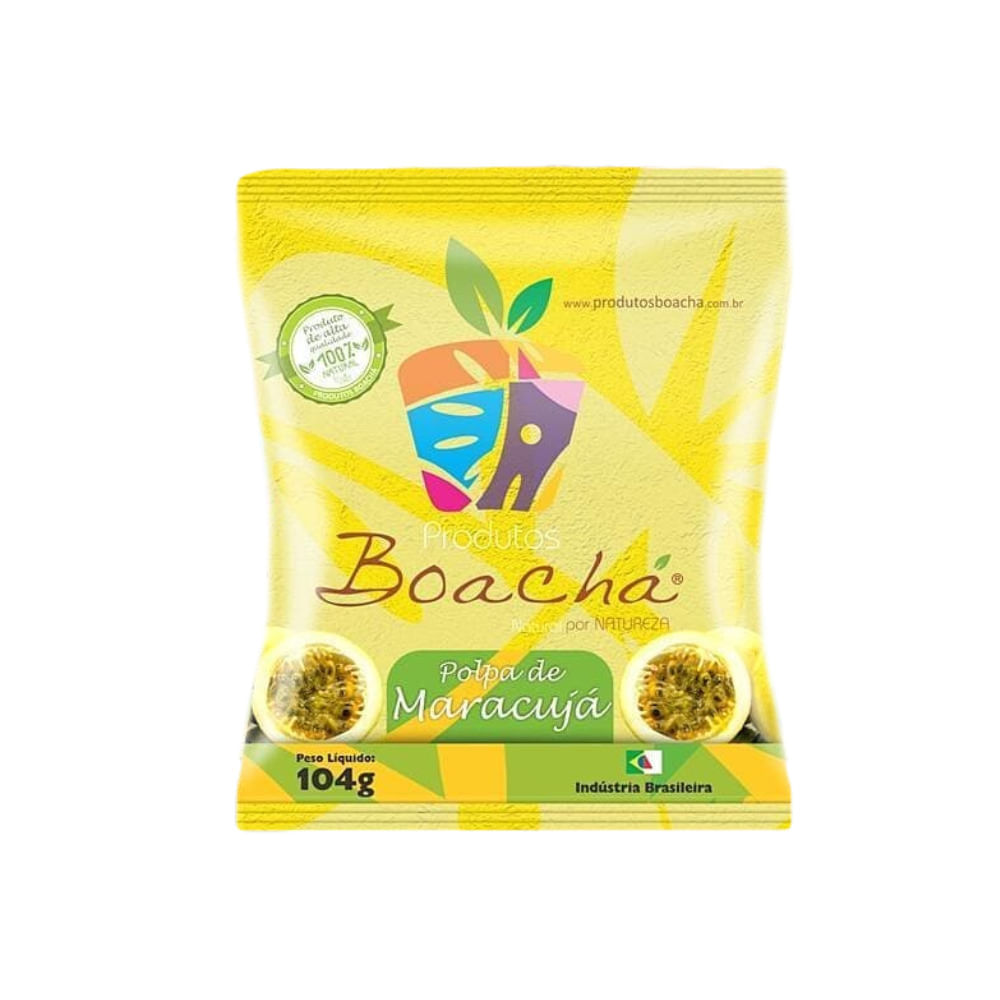 Polpa de Fruta Boachá Maracujá 100g | Polpa de Fruta | Bretas