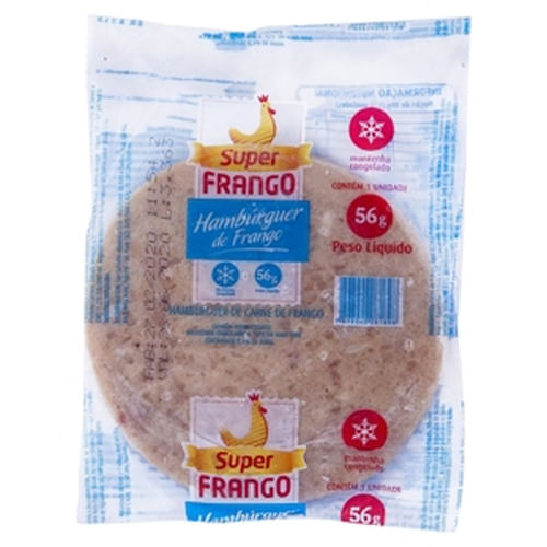 Hambúrguer de Frango Super Frango 56g | Bretas Supermercado
