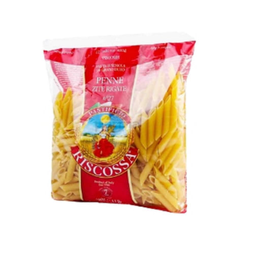 Massa Riscossa Penne Rigate 500g | Bretas Supermercado