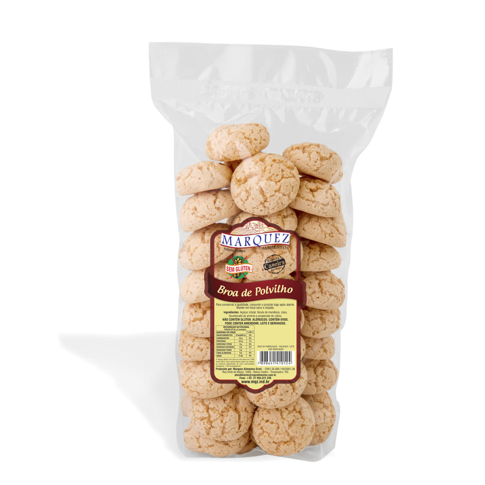 Broa Marquez Alimentos Polvilho 100g | Doce | Bretas