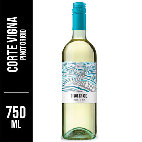 Vinho Italiano Corte Vigna Pinot Grigio Branco 750ml | Bretas Supermercado