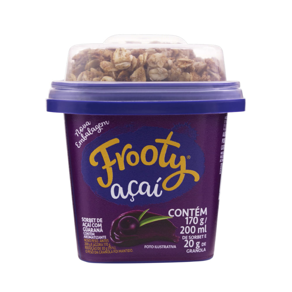 Açaí Frooty com Guaraná Natural 200g | Bretas Supermercado