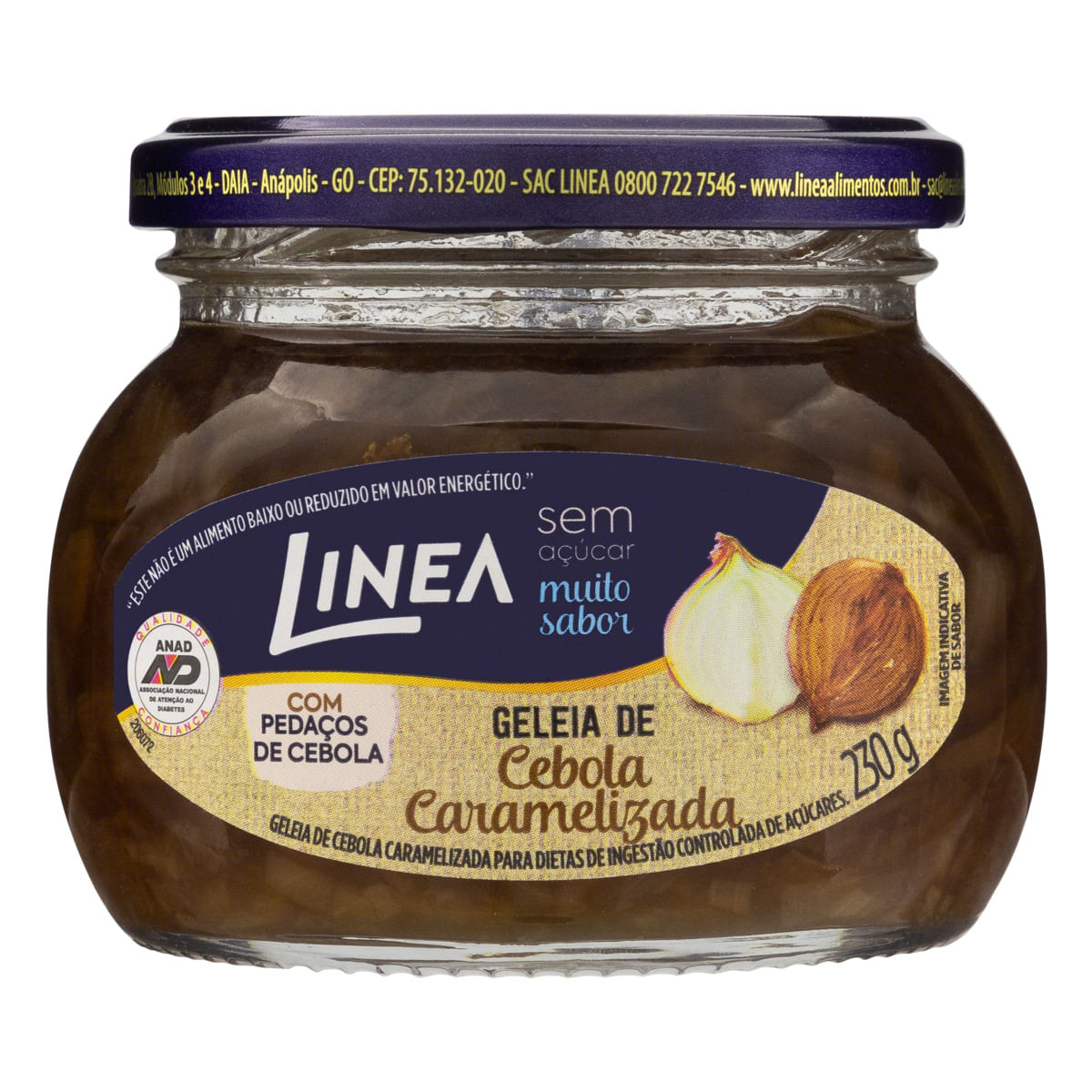Geleia Linea sem Açúcar Cebola Caramelizada Vidro 230g | Bretas ...