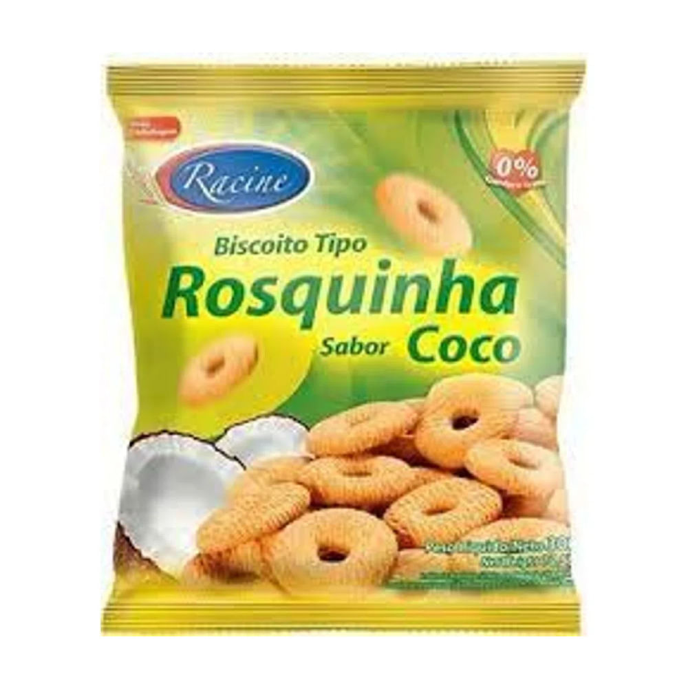 Biscoito Rosquinha Racine Coco 300g | Bretas Supermercado