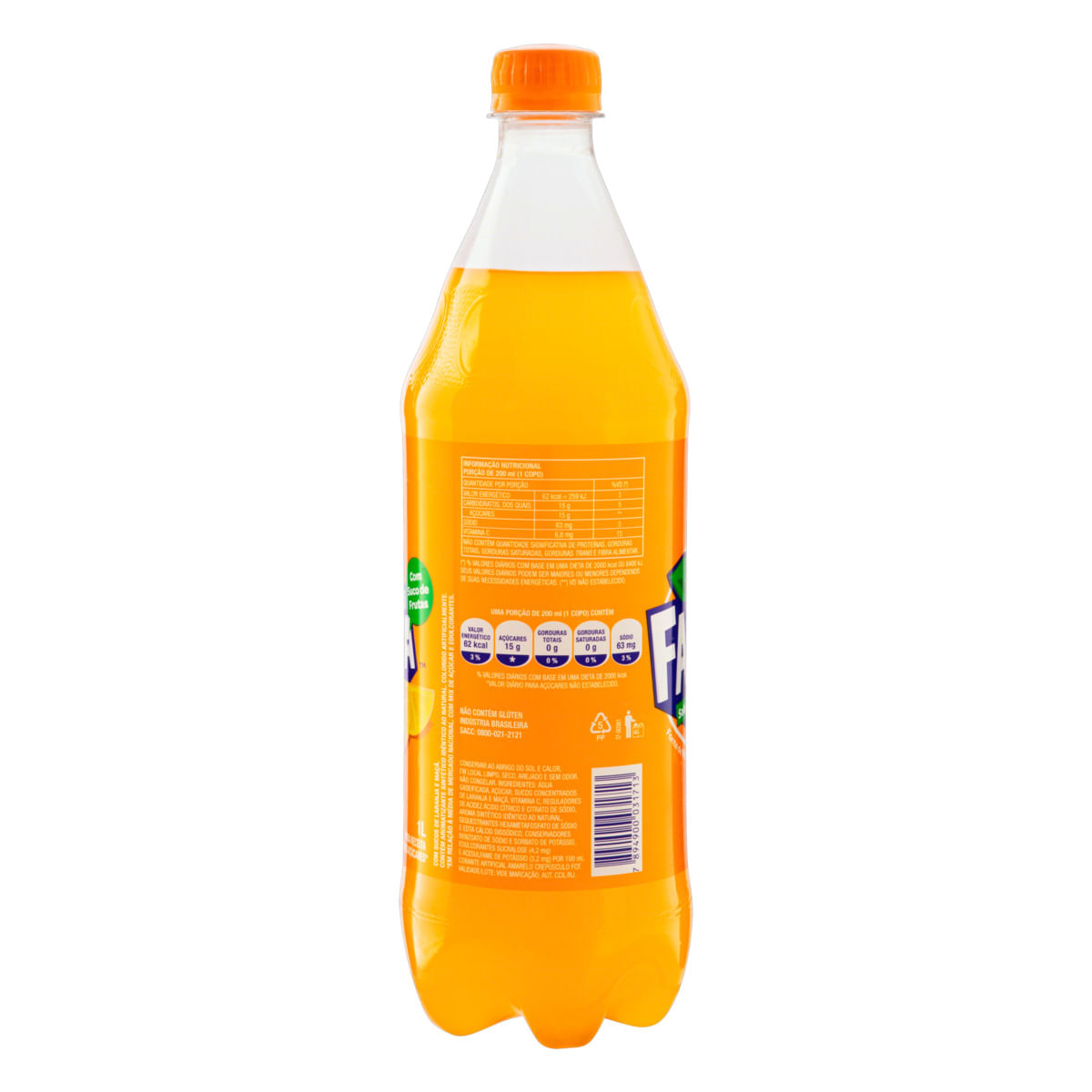 Refrigerante Fanta Laranja 1l | Bretas Supermercado