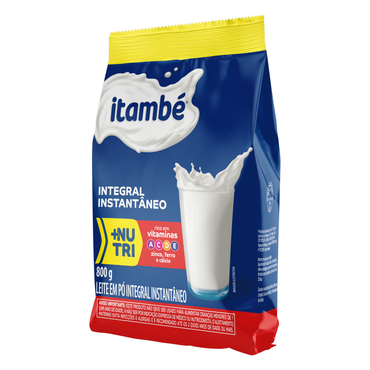 Leite em Pó Integral Instantâneo Itambé +Nutri 750g | Bretas Supermercado