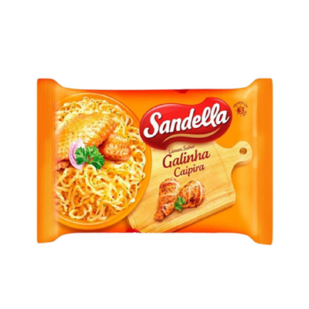 Macarrão Instantâneo Sandella Galinha Caipira 63g | Bretas Supermercado