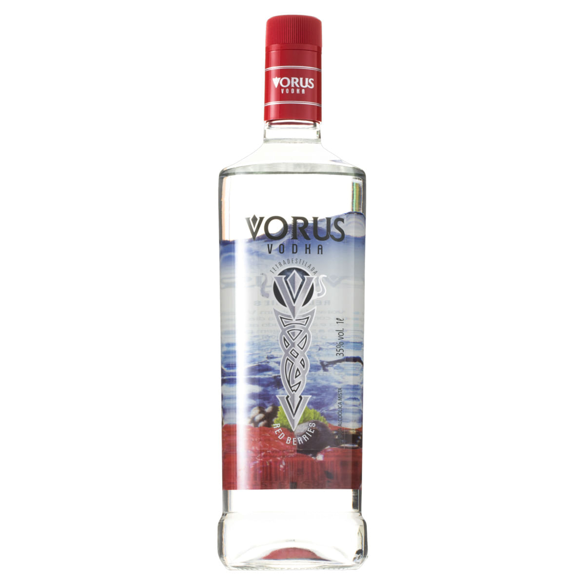 Vodka Vorus Frutas Vermelhas 1l | Bretas Supermercado