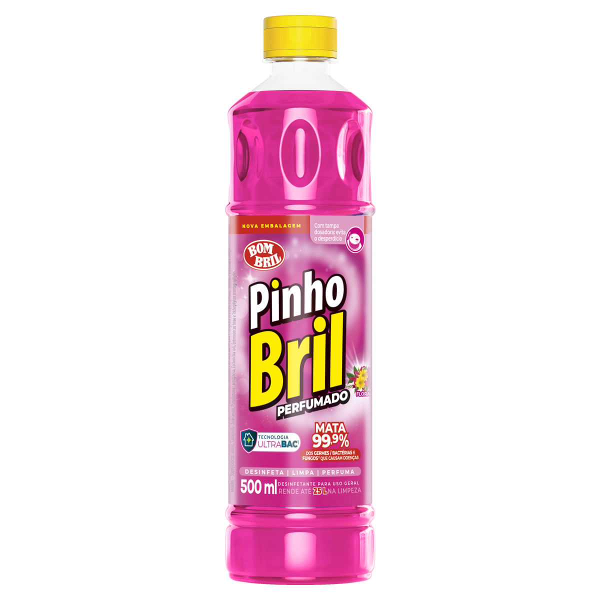 DESINF PINHO BRIL 500ml, FLORAL | Bretas Supermercado