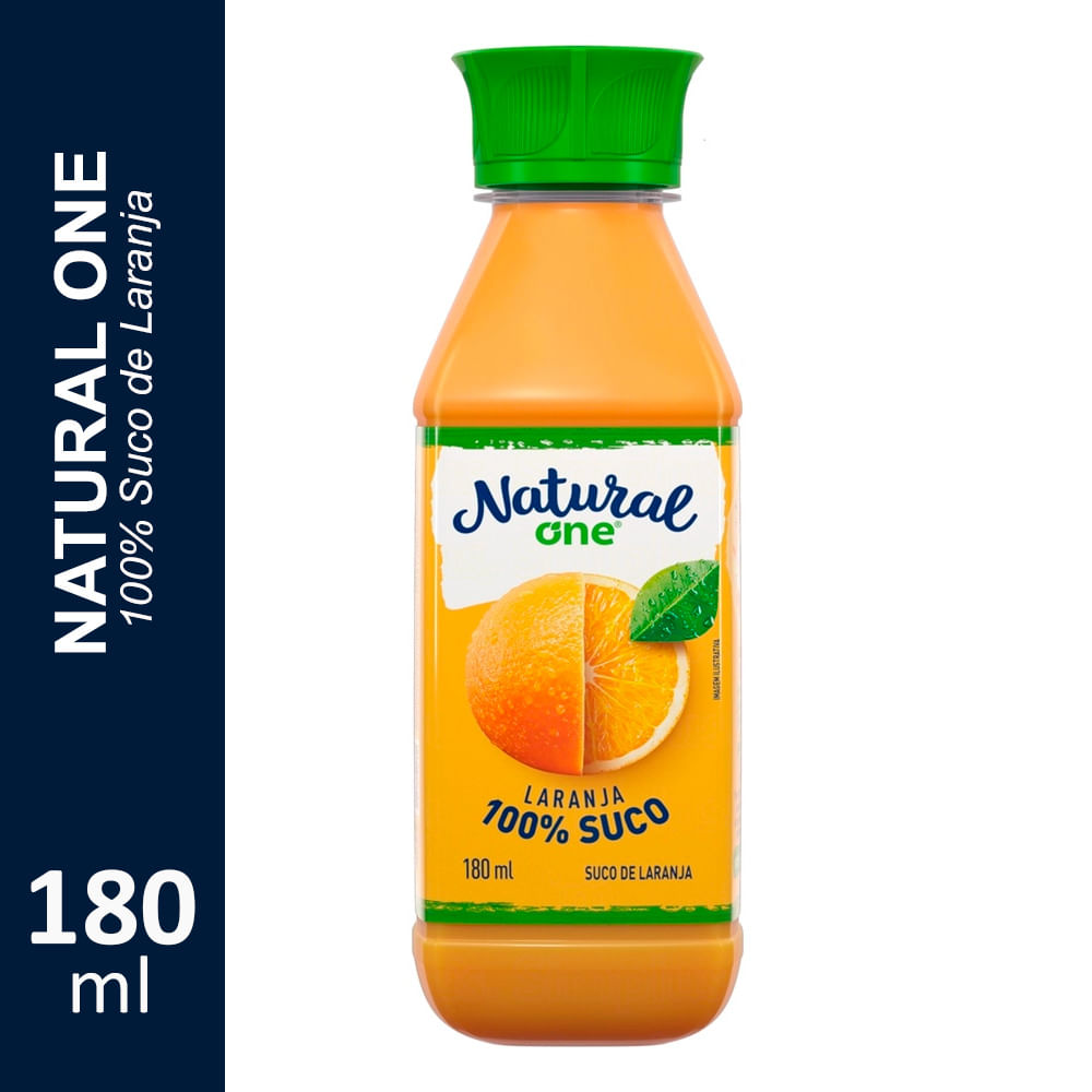 Suco Natural One Laranja e Maçã 180ml | Bretas Supermercado