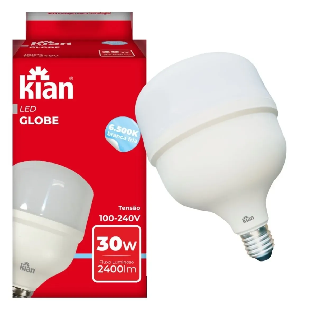 Lãmpada Led Kian 30W 6500K Bivolt | Bretas Supermercado