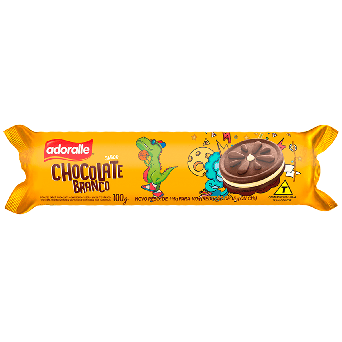 Biscoito Recheado Adoralle Chocolate Branco 100g | Bretas Supermercado